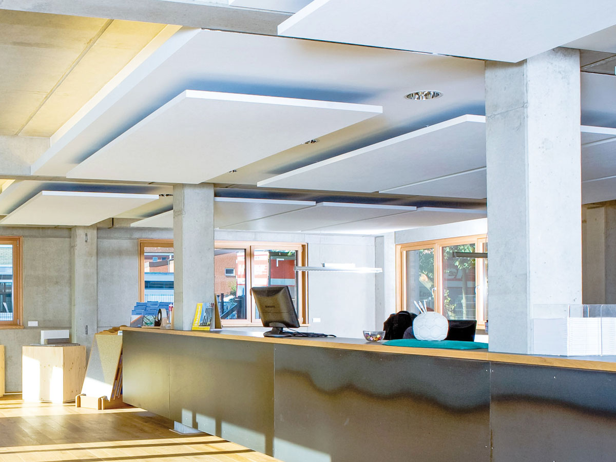 Akustik-Deckensegel - Raumakustik & Lärmschutz